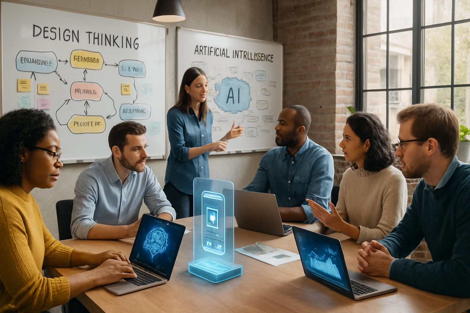 Design thinking et IA : marier créativité et technologie