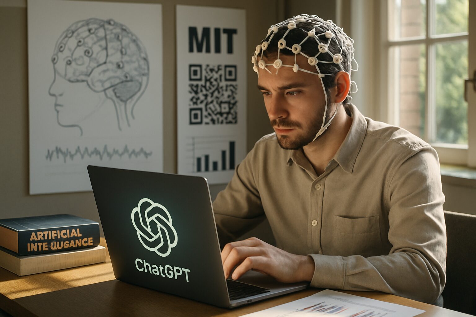 L'impact de chatgpt sur notre cerveau : révélations d'une étude du mit