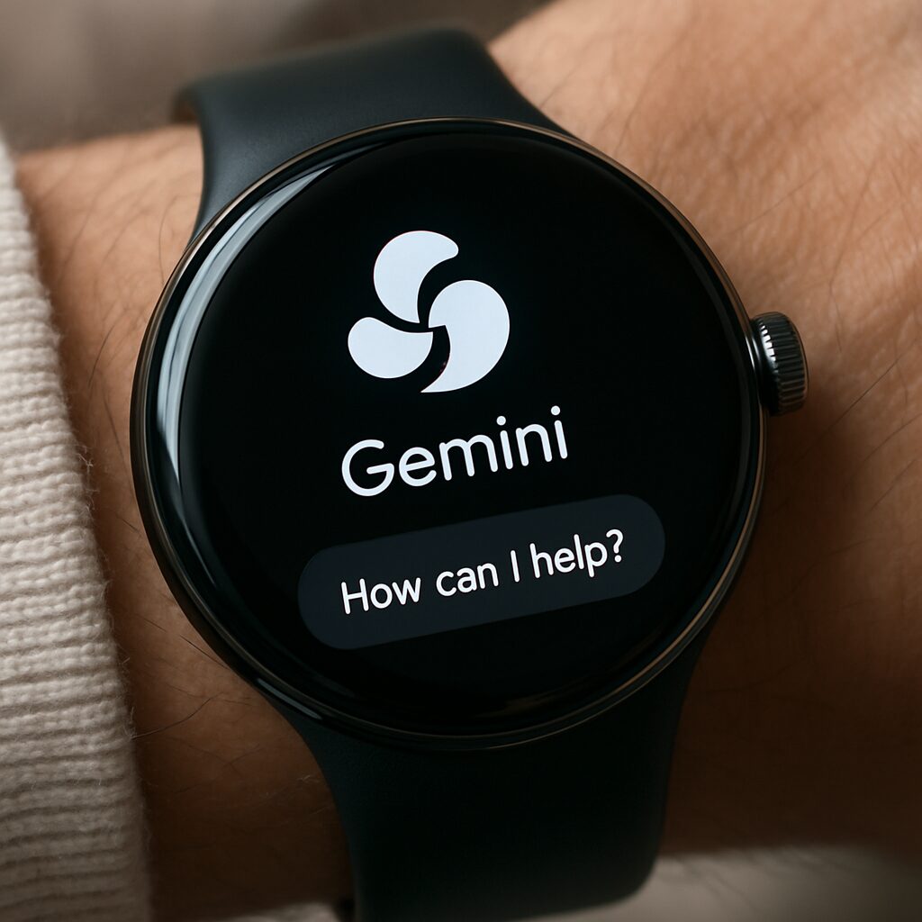 J'ai testé Gemini sur la Pixel Watch : mon retour d'expérience