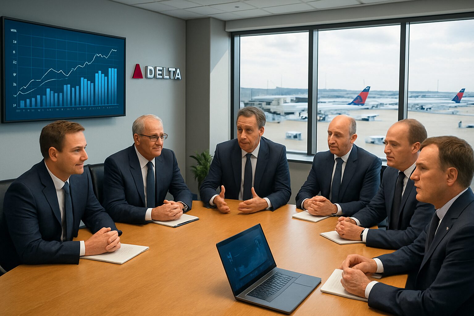 Delta Air clarifie l'utilisation de l'IA face aux inquiétudes tarifaires