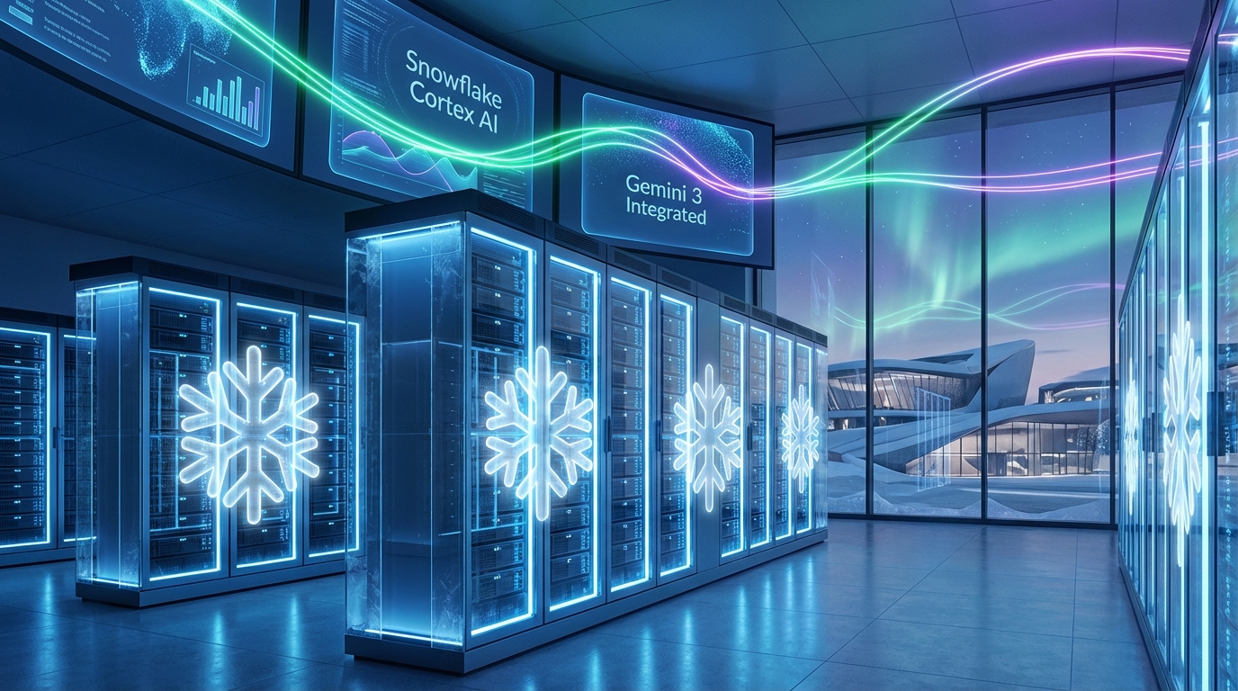 Snowflake (SNOW) grimpe 6,4 % grâce à Google Gemini 3 dans Cortex AI